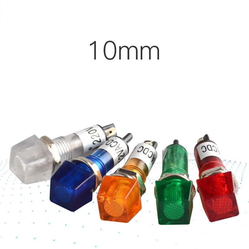 Indicator Light Plastic Signal Lamp Pilot | Led Pilot Light 10mm Signal ...