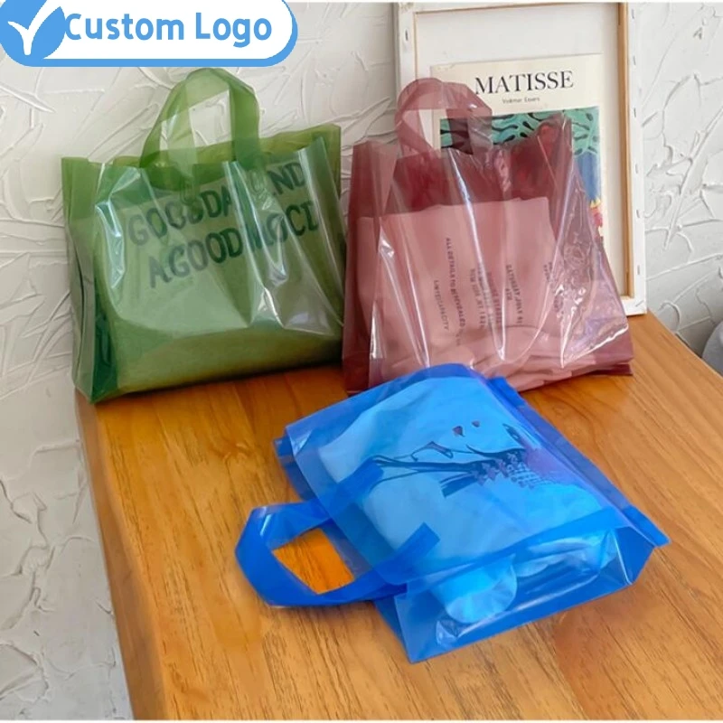 Customizable-Plastic-Shopping-Bag-Transparent-Packaging-Bag-For-Small ...