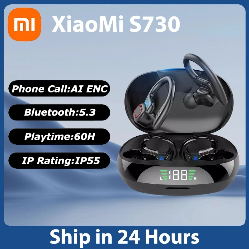 Xiaomi-S730-Fones-de-ouvido-Bluetooth-sem-fio-gancho-TWS-Hifi ...