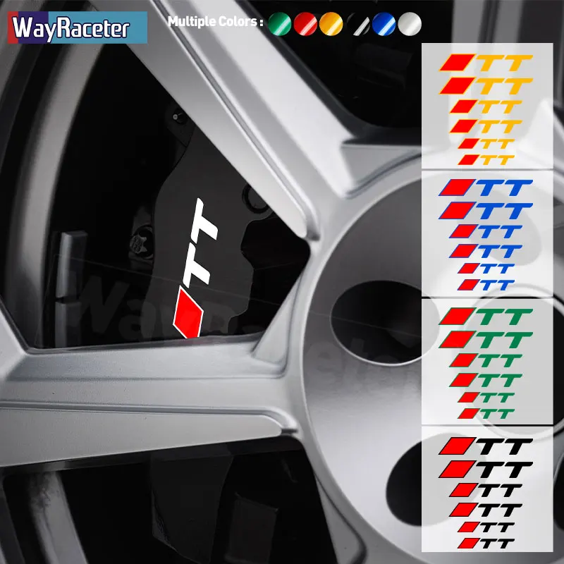 6 Pcs Top Vinyl Decal High Temperature Car Brake Caliper Stickers For ...