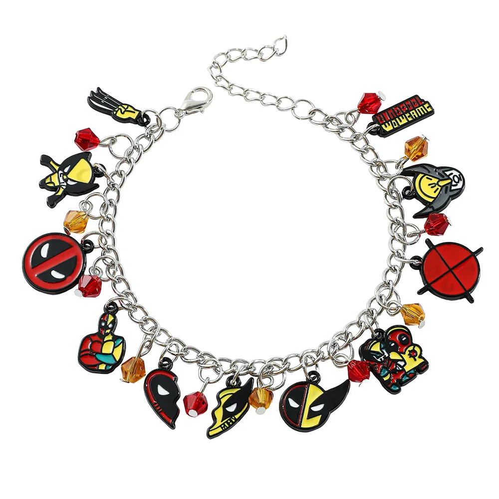 1pc-NEW-Movie-Deadpool-Wolverine-Anime-Cartoon-Ins-Bracelet-Jewellery ...