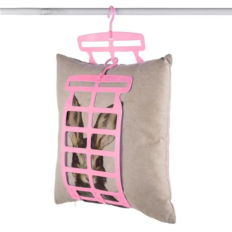 Pillow-Drying-Rack-360-Rotating-Double-Hook-Dryer-Basket-Clothes-Drying ...