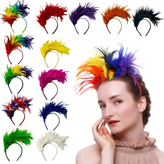 1920s Headbands With Feathers