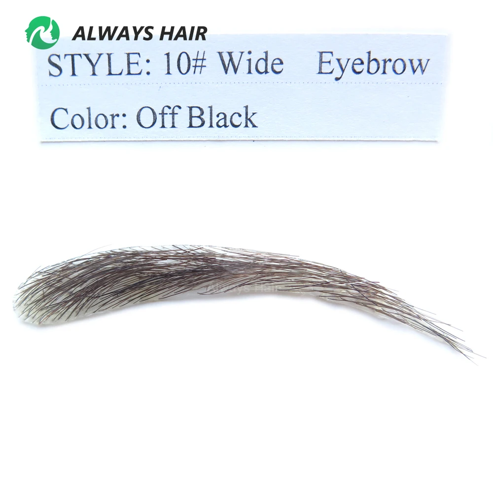 Wholesales Style #10 Wide Injection Pu False Eyebrows For Man Real ...