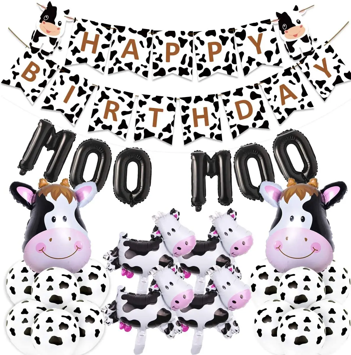 Cartoon Moo Moo Cows