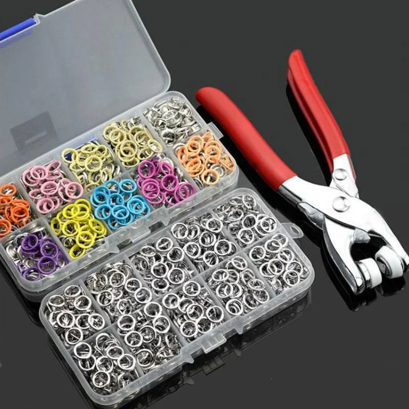 50-100-Sets-Five-Claw-Buckle-Clamp-Pliers-Tool-Metal-Snap-Button ...