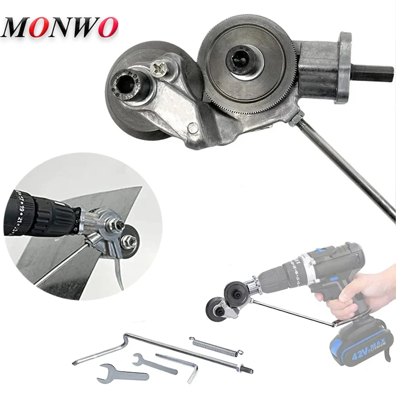Electric-Drill-Plate-Cutter-Metal-Shears-Attachment-Sawing-Machines ...