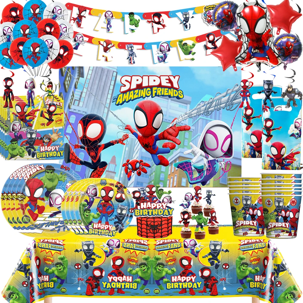 Spidey and His Amazing Friends Birthday Party Decorations: The Ultimate ...