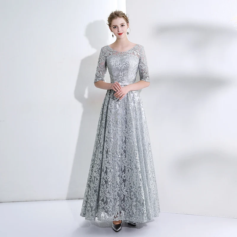 Silver-Gray-Mother-of-the-Bride-Dresses-Elegant-Long-Party-Gowns ...