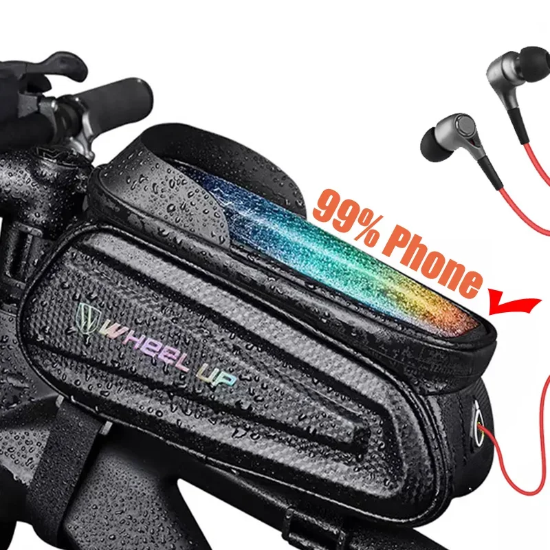 Rainproof-Bike-Bag-Bicycle-Front-Cell-Phone-holder-with-Touchscreen-Top ...