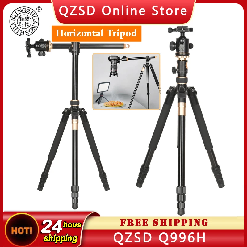 QZSD-Q996H-Profissional-Horizontal-Tripod-for-Camera-Transverse ...