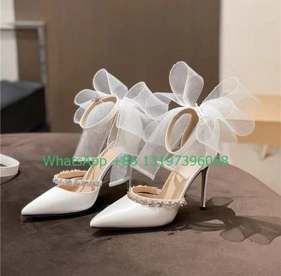 Diamond White Wedding Heels