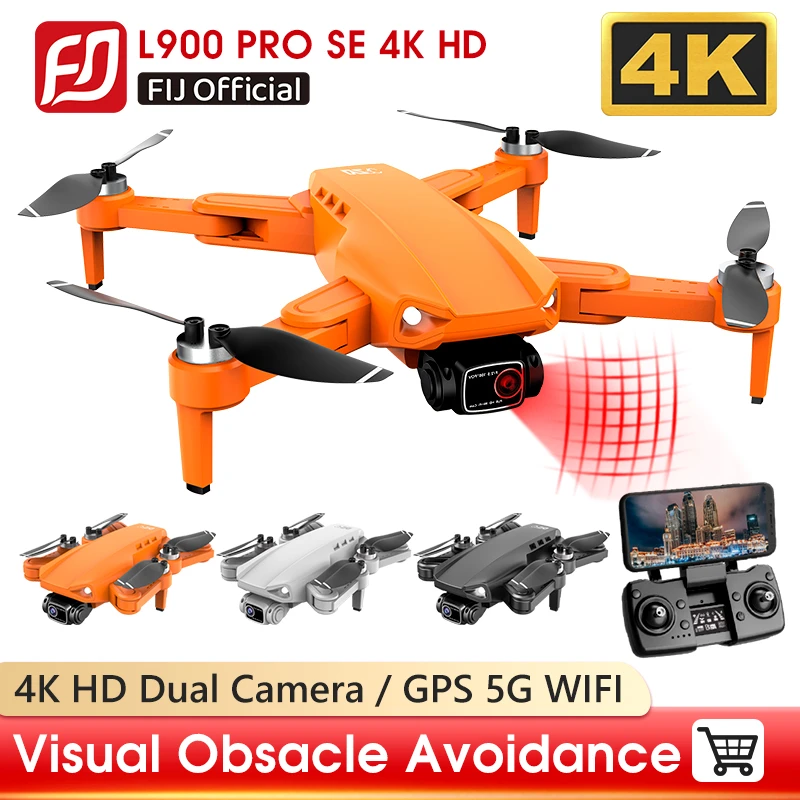 L900 PRO SE 4K HD Dual Camera Drone Visual Obstacle Avoidance Brushless ...