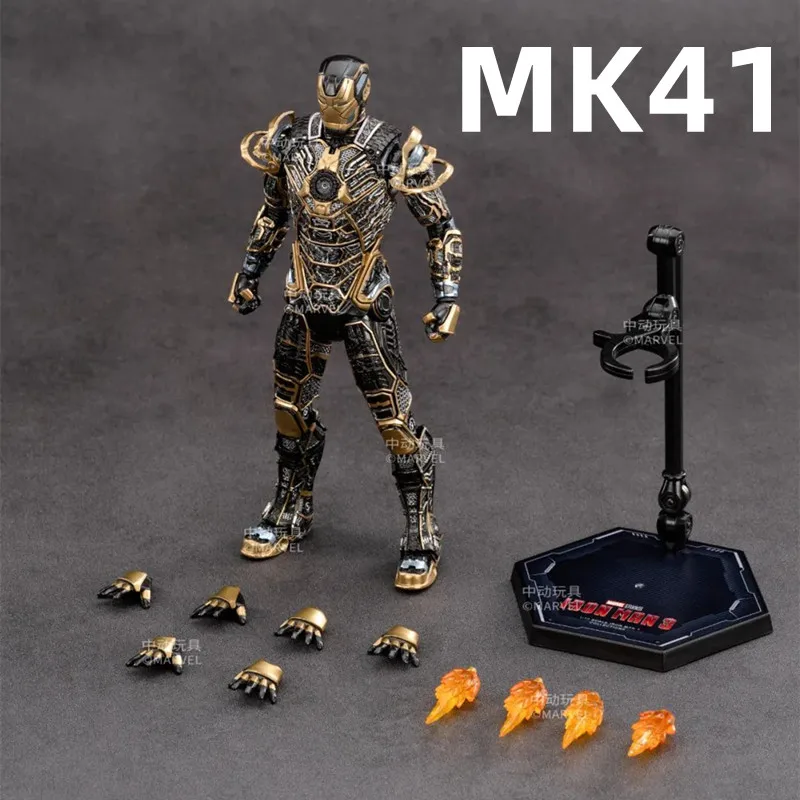 Figura de acción de Marvel Toys de ZD 1:10 Iron Man Nightclub MK16 ...