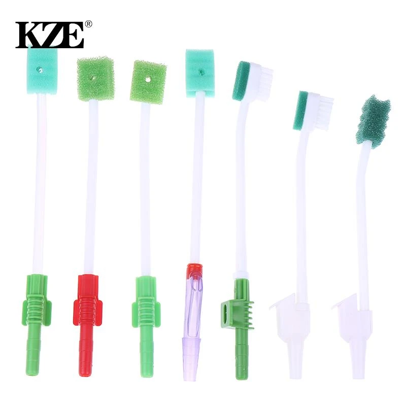 Disposable Medical Sponge Toothbrush Icu Suction Swab Oral Care Single ...