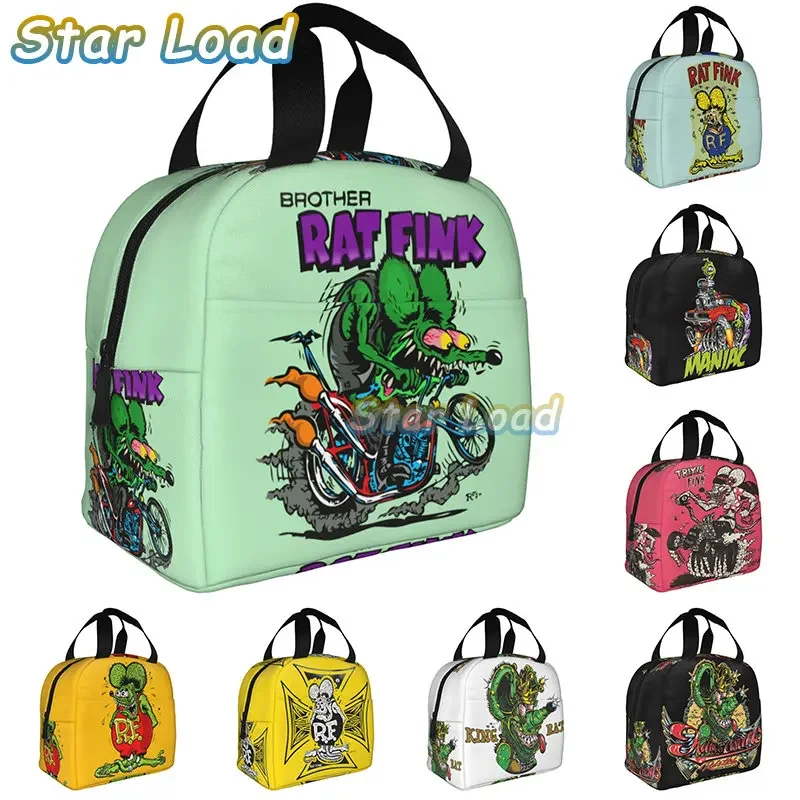 Cartoon-RAT-FINK-Insulated-Lunch-Bags-Boys-Girls-Print-Food-Case-Cooler ...