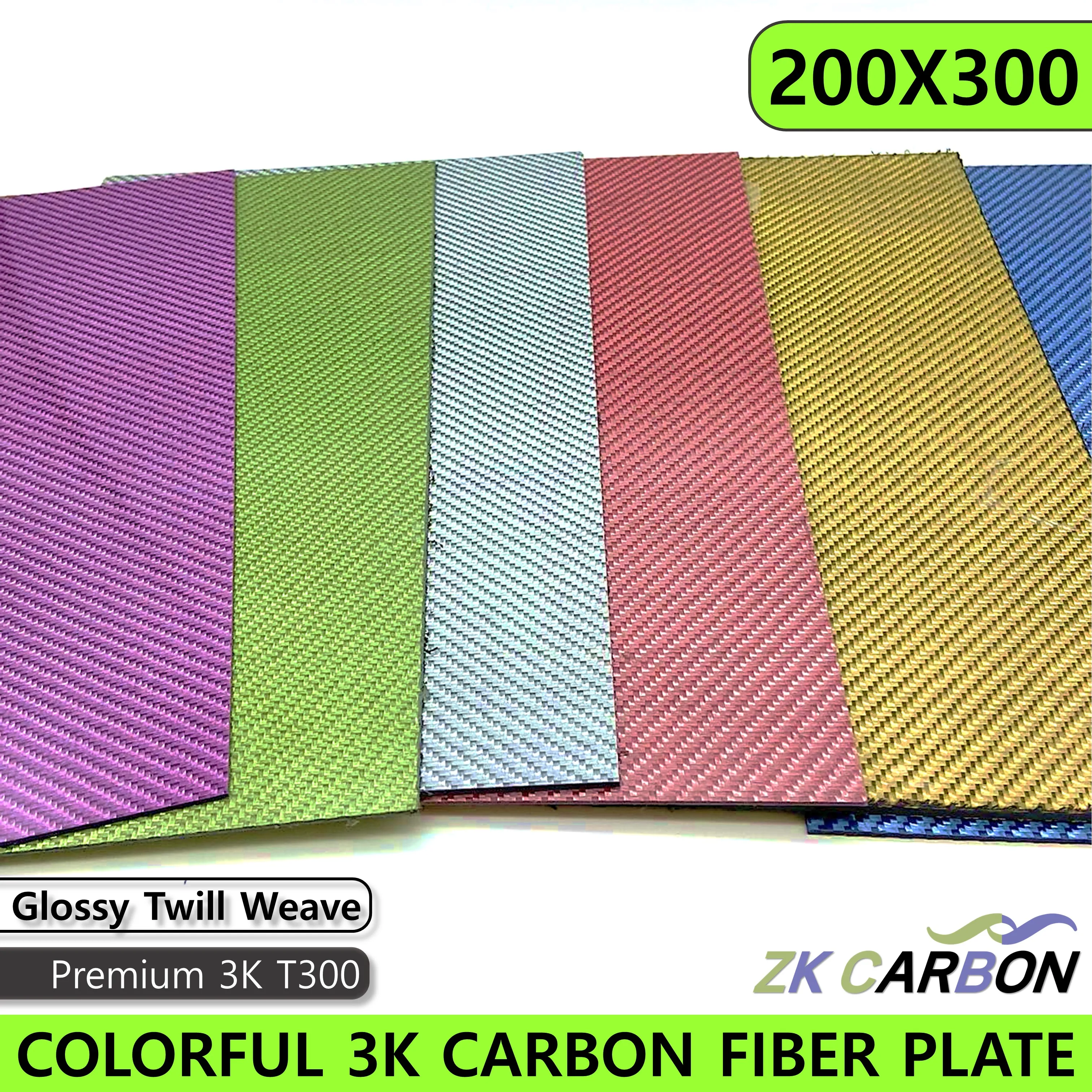 Multicolor Carbon Fiber Plate Silver Gold Green Blue Pink Purple ...