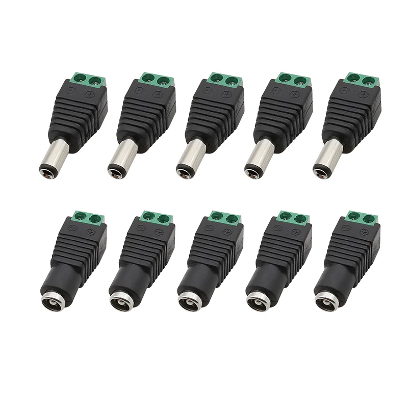 5Pair-5-5-x-2-5mm-DC-Power-Male-Plug-Female-Socket-Connectors-12V-DC ...