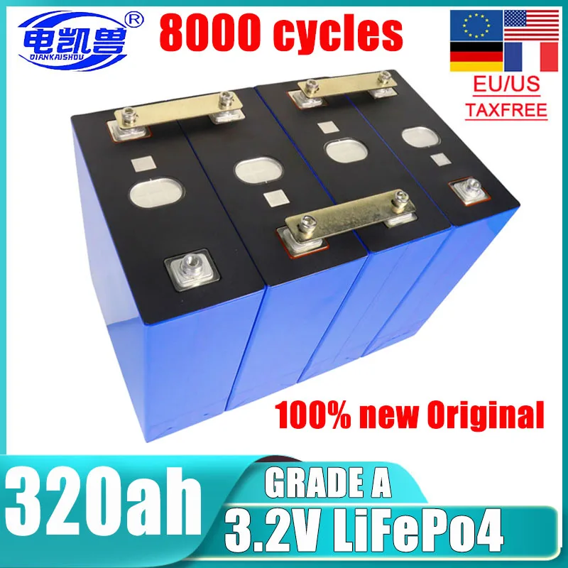16pcs-3-2V-320ah-A-grade-Lifepo4-battery-DIY-48V-RV-marine-solar ...