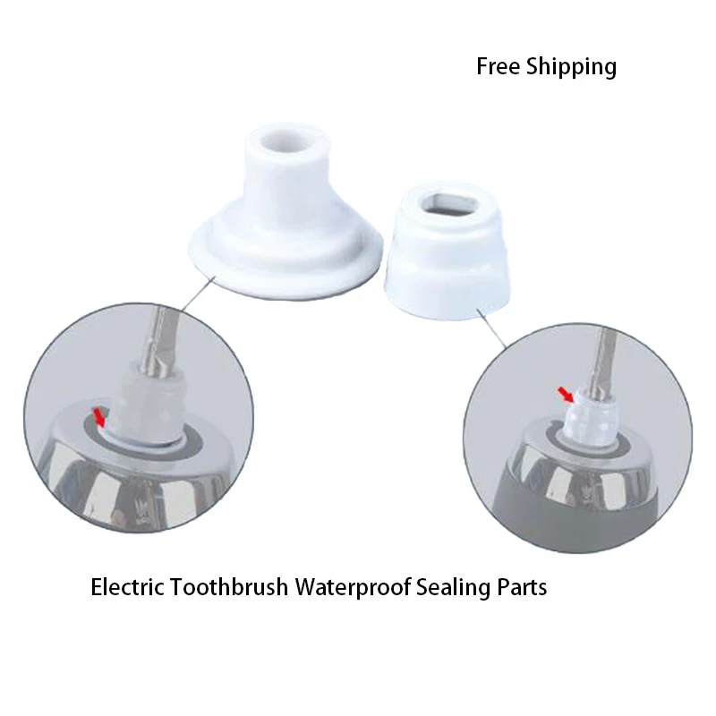2pcs Electric Toothbrush Waterproof Ring And Fixed Cap Suitable For ...