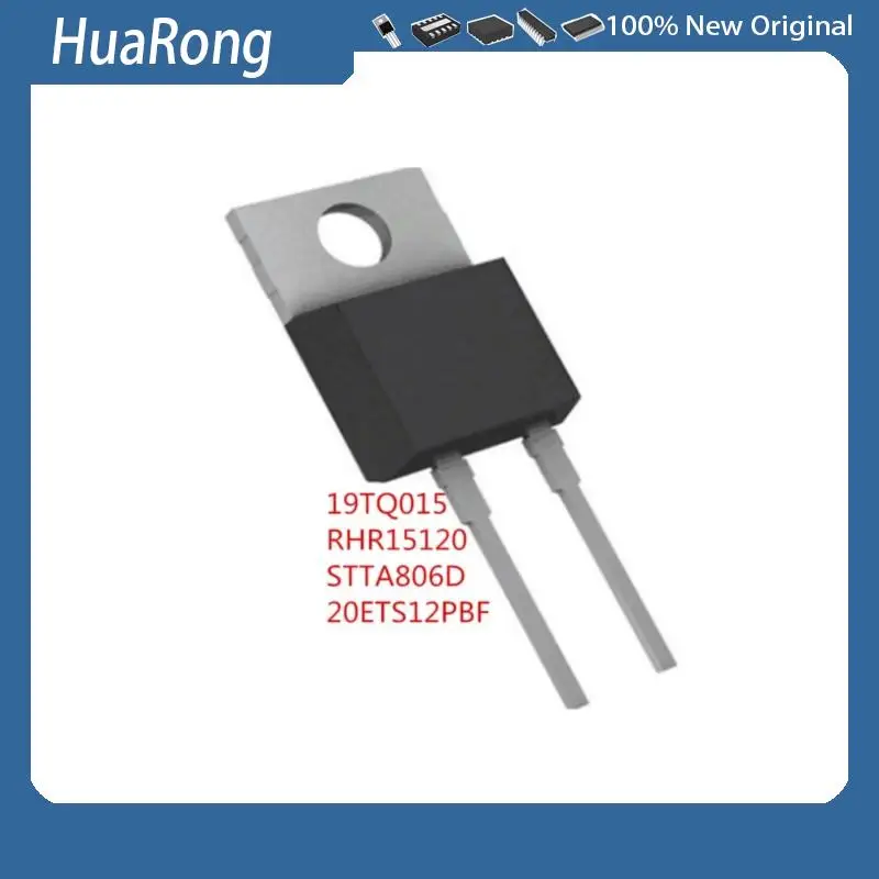 20PCS/LOT 19TQ015 15V 19A RHR15120 RHRP15120 STTA806D 8A 600V ...