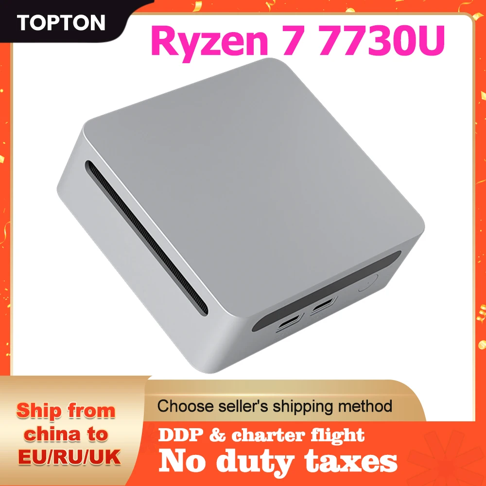 Topton New Mini Pc Amd Ryzen 7 7730u R5 5600h Windows 11 2xddr4 2xnvme ...
