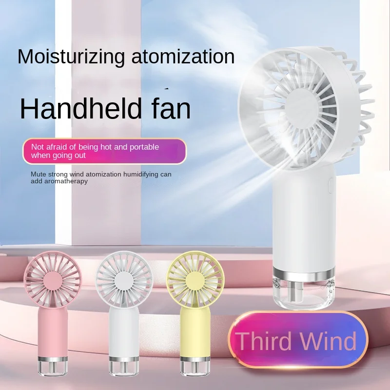 2024-New-Hand-Held-Spray-Fan-Portable-Humidification-Spray-Neck-Hanging ...