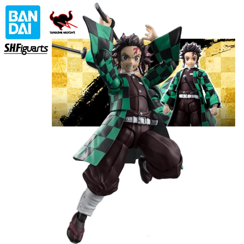 Bandai-Demon-Slayer-Kamado-Tanjirou-Anime-Action-Figure-SHF-Model-Toy ...