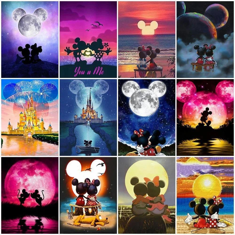 Disney Collage Drawing