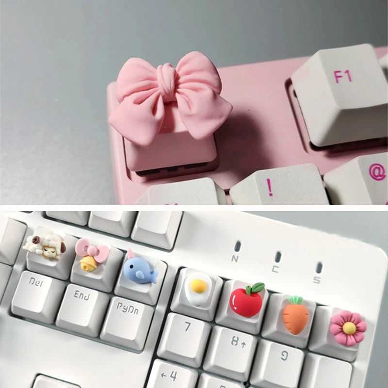 Cartoon Cute Diy Keycaps Esc Mechanical Keyboard Caps Cherry Mx Lovely ...