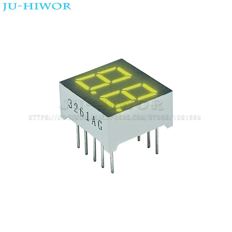 10pcs-0-36-Inch-10Pins-3261AG-3261BG-2-Digits-Bits-7-Segment-Yellow ...