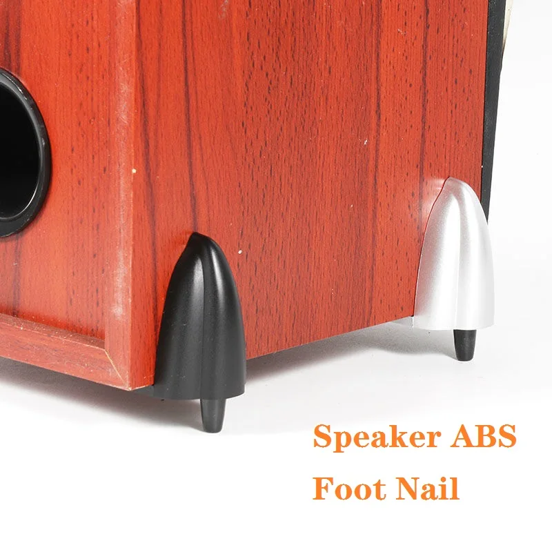 4-PCS-Speaker-Shock-Absorbers-ABS-Foot-Nails-Pads-HiFi-Absorber-Sound ...