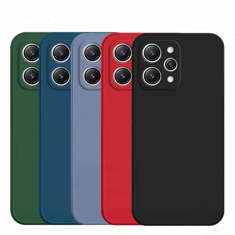 For Xiaomi Redmi 12 Case Xiaomi Redmi 12 Cover Shockproof Liquid ...