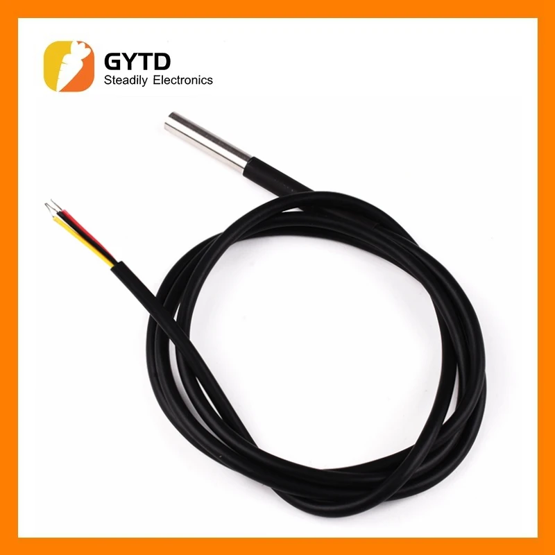 1PCS-DS1820-Stainless-steel-package-Waterproof-DS18b20-temperature ...