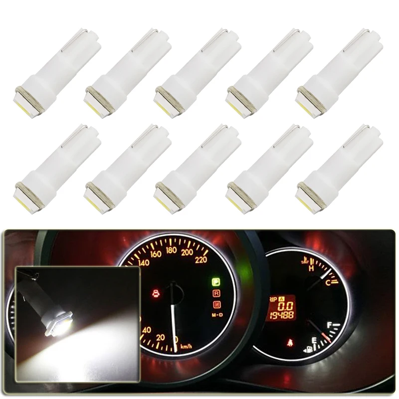 10pcs-T5-12516-W1-2W-led-1-5050-LED-Car-Interior-Dashboard-Gauge ...