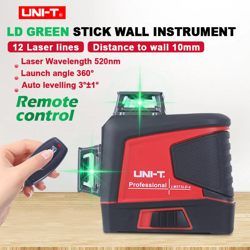 UNI-T-LM573LD-e-Laser-Level-3D-12-Lines-Construction-Tool-Professional ...