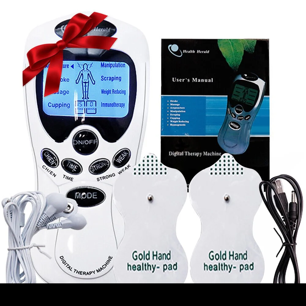 Tens-Unit-Massager-Digital-Therapy-Acupuncture-Pads-Machine-Massage ...