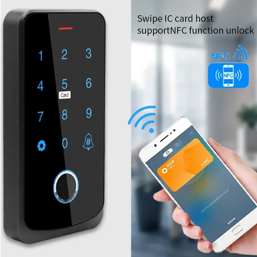 Tuya-APP-Bluetooth-Access-Control-Keypad-Waterproof-RFID13-56MHz-Biometric-Fingerprint-Touch ...
