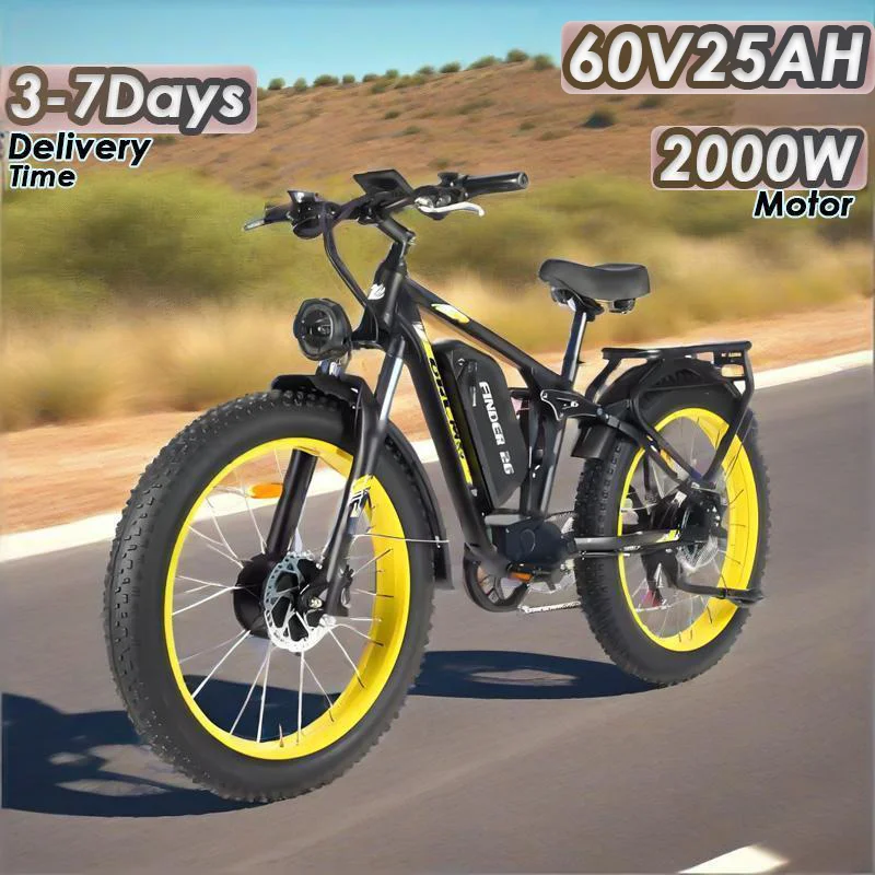 FINDER26 V3 E-bike 2000W motor 60V25AH accu hydraulische remmen ...