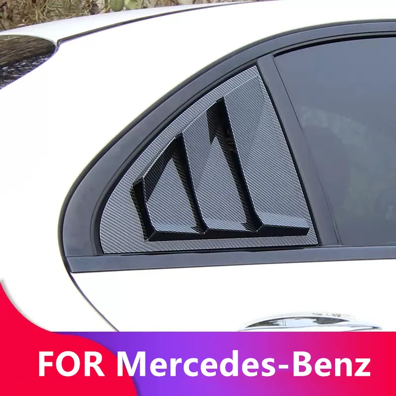 Car-Rear-Window-Blinds-Triangle-Window-Decorative-Stickers-For-Mercedes ...