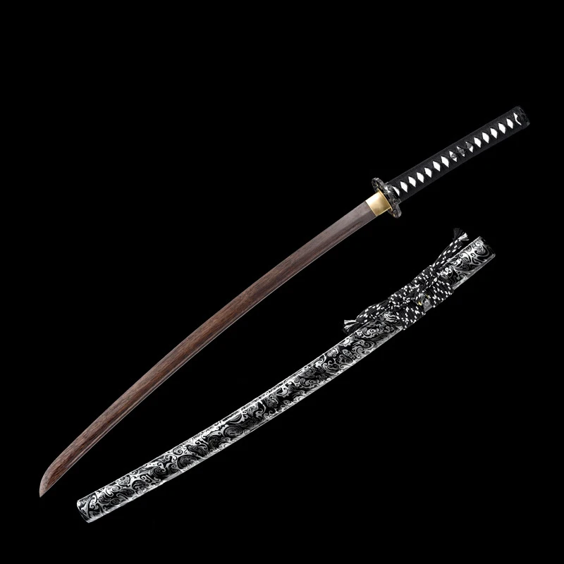 103cm High-end Iaido Wenge Wooden Sword Weapon Japanese Katana ...
