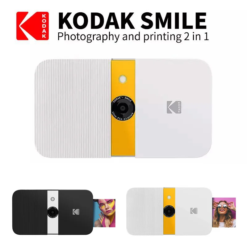 Original Kodak Polaroid Smile Instant Digital Camera Printer With Flash ...