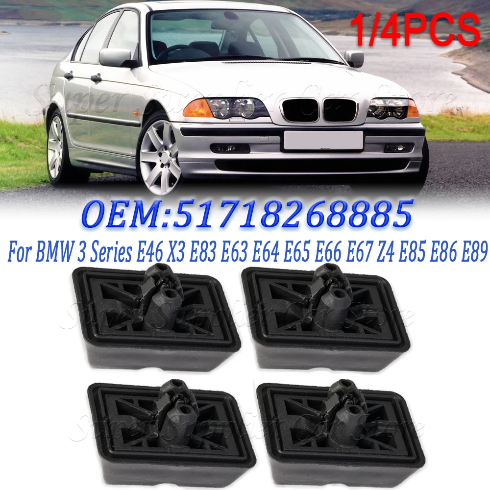1/4PC Jack Point Pad Under Adapter Support Mount Lift For BMW 3 Series ...