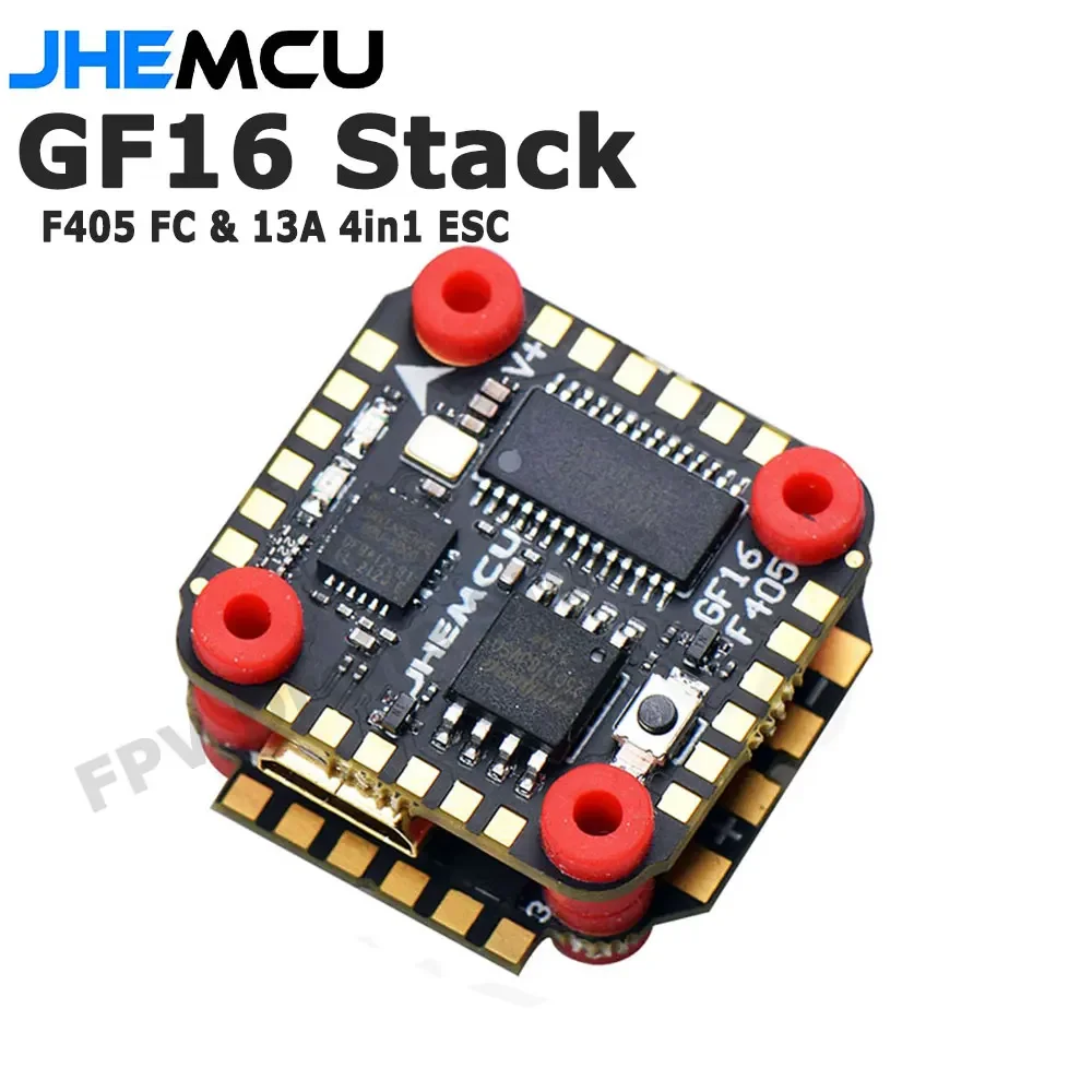 JHEMCU-GF16-Stack-F405-Flight-Controller-ICM42688-W-OSD-AT7456-BLHELI-S ...