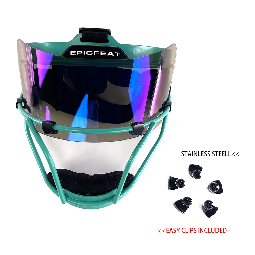 Softball Fielding Mask With Visor