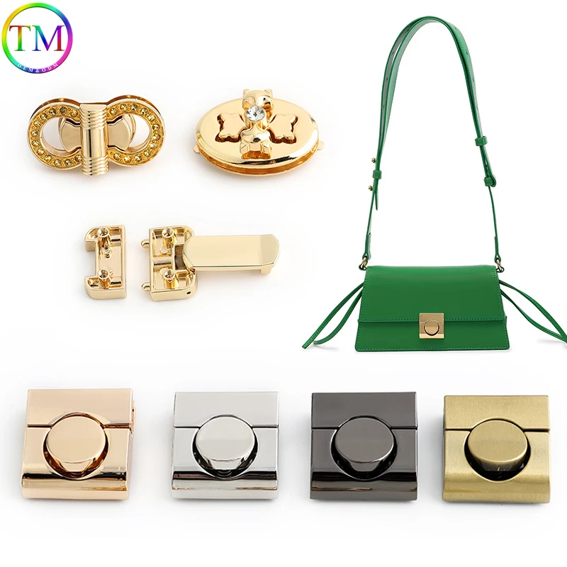 5/10/20Sets Butterfly/Square Shape Metal Clasp Turn Lock Twist Locks ...
