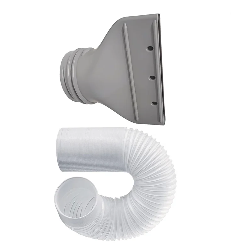 A74G-Flat Hose Adapter Window Vent Kit Air Conditioning Hose Connector ...