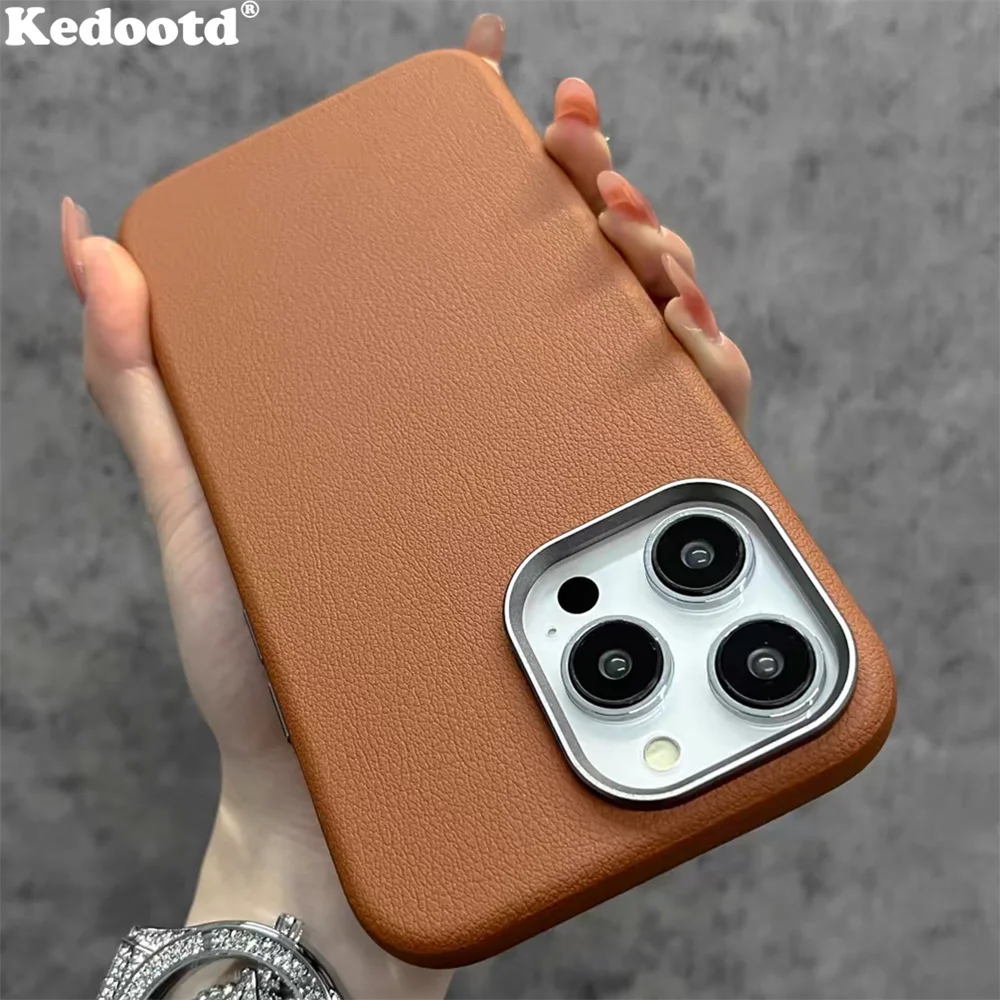 Fashion-Leather-Texture-Candy-Color-Phone-Case-For-iPhone-16-15-14-Plus ...