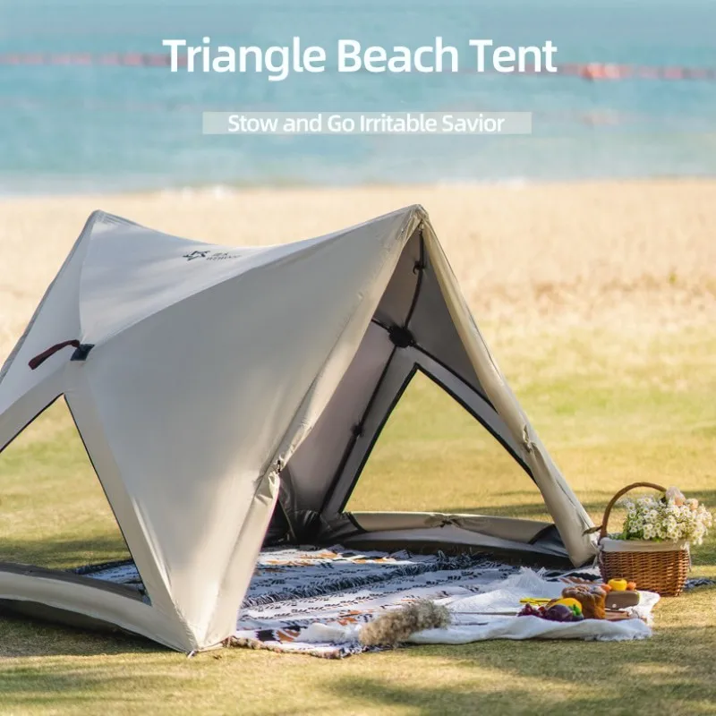 Outdoor-fully-automatic-quick-opening-beach-tent-camping-foldable-sun ...