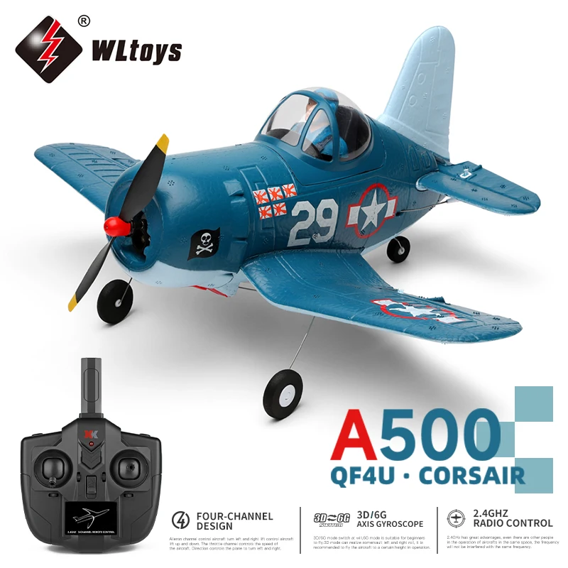 WLtoys-XK-A500-RC-Airplane-QF4U-Drone-Plane-Four-Channel-Like-Real ...